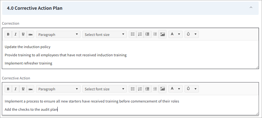 Create a Finding – BSI Connect Plus Knowledge Base