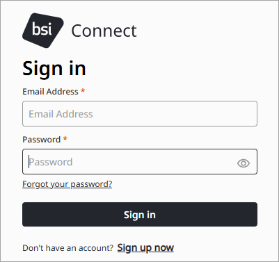 Logging into the Platform – BSI Connect Plus Knowledge Base
